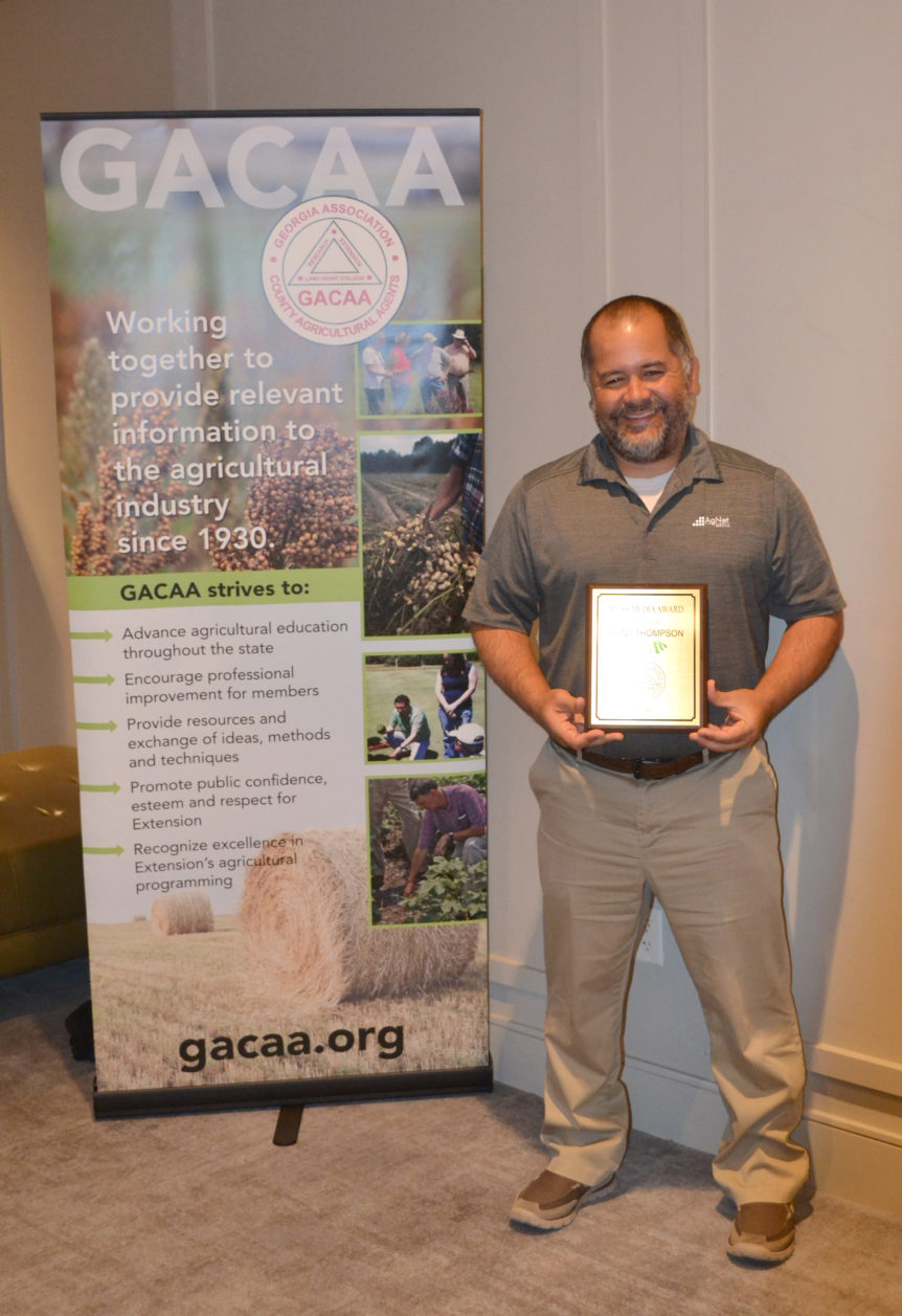 Thompson Recognized by UGA Extension - Specialty Crop Grower