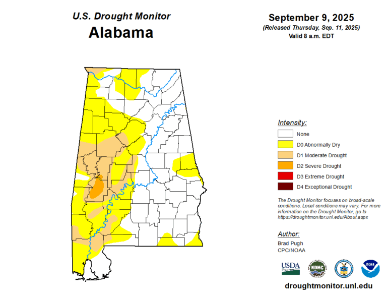 Drought Impacting Alabama Fruit, Vegetable Production - Specialty Crop ...